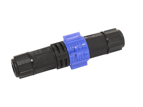 Ip67 Waterproof 2 Way Inline Quick Release Locking Connector 300v