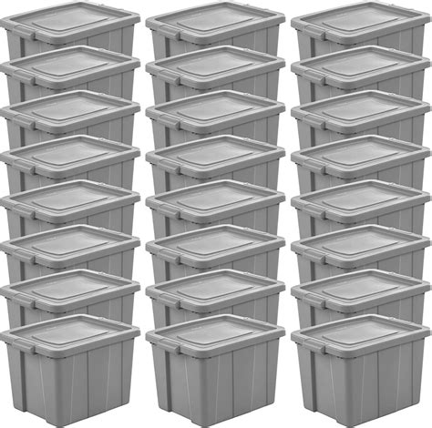 Sterilite 16786a06 Tuff1 Large 18 Gallon Stackable Storage Tote