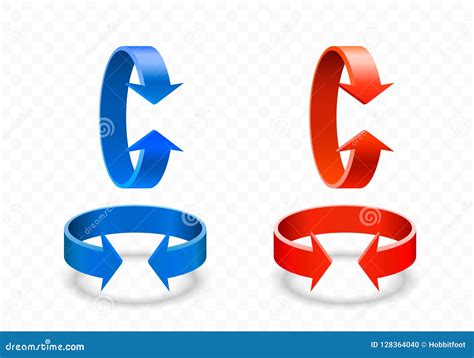 Arrow Rotation Icon In Comic Style Sync Action Vector Cartoon