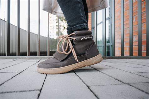 Barefoot Sneakers Barebarics Blizzard Dark Chocolate Brown Be Lenka