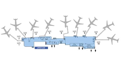 Atlantic City Airport Acy Terminal Maps Shops Restaurants Food