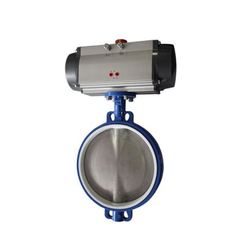 Butterfly Valves Pneumatic Actuator Valve With Pneumatic Actuators Pn Wafer Butterfly Valve