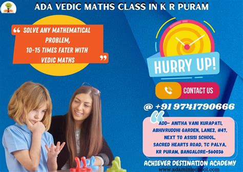 Vedic Maths Classes In Kr Puram Bangalore At ₹ 999 Month In Mumbai