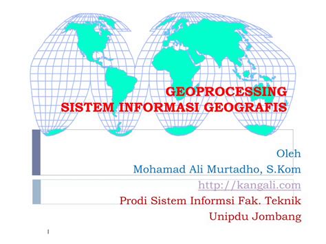 Pdf Pengantar Sistem Informasi Geografis Sig