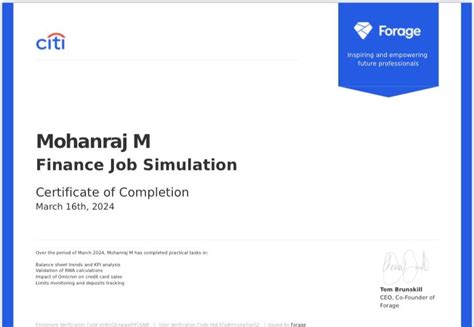 M Mohan Raj On Linkedin Im Happy 😃 To Share My New Certification In Finance Completed…