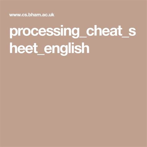 processing cheat sheet english computer science theory of