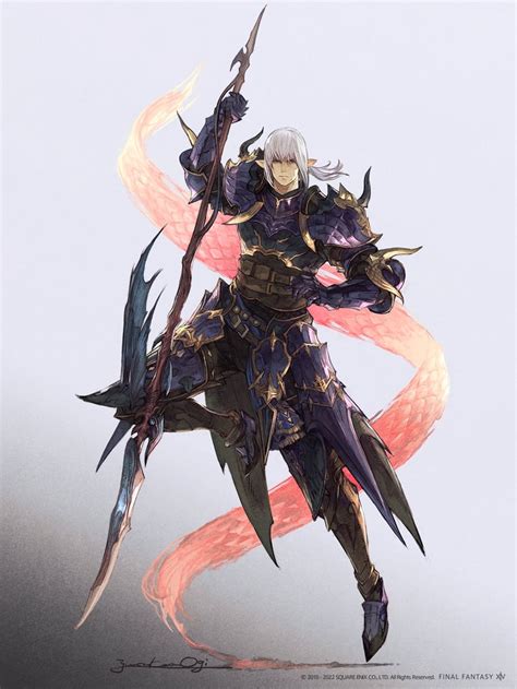 Dragoon And Estinien Varlineau Final Fantasy And 1 More Drawn By Mogi