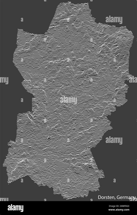 Topographic Relief Map Of Dorsten Germany Stock Vector Image And Art Alamy