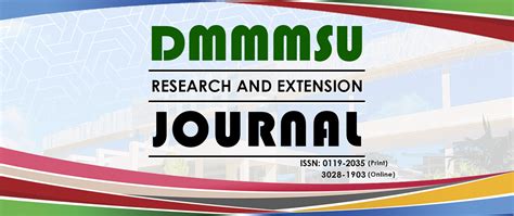 Dmmmsu Research And Extension Journal
