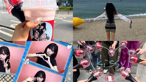 혹시 님 키씨 안 하실래여 키스오브라이프 키오프 키씨로그 덕질 팬브이로그 15주차 Sticky Kissoflife Youtube