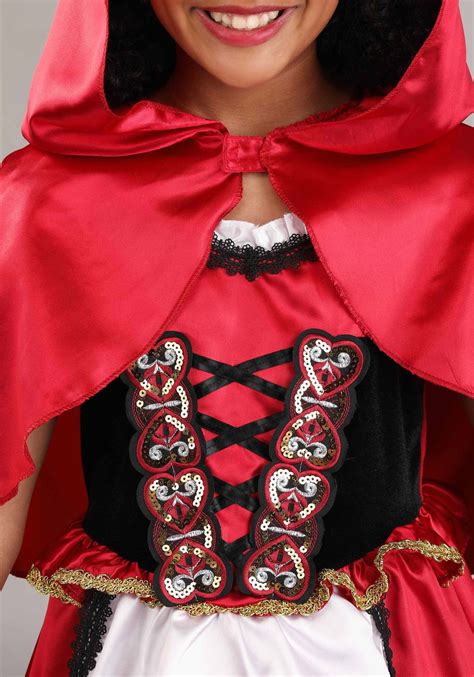 Little Miss Red Riding Hood Girls Costume Dress Storybook Costumes