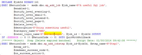 Sql Server Job Cannot Insert The Value Null Into Column ‘ownersid