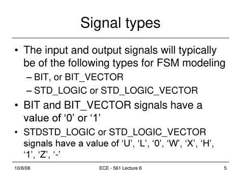 some vhdl details 10 8 08 ece lecture ppt download