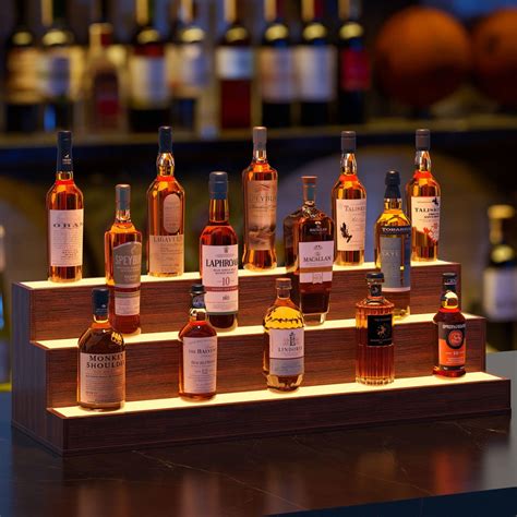 Cubehom Led 38 Inch Bar Display Shelf Diy Illuminated Bottle Shelf