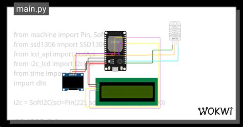 Oled Lcd Dht Wokwi Esp32 Stm32 Arduino Simulator