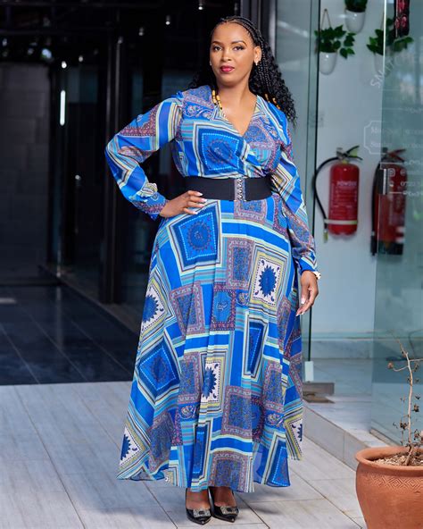 Blue Chiffon Maxi Snatched