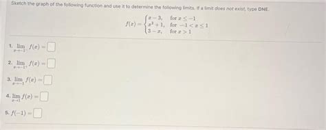 Solved Sketch The Graph Of The Following Function And Use It Chegg