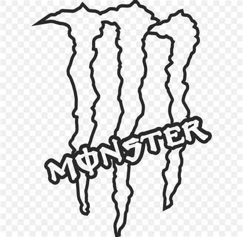 Monster Energy Drink Coloring Page