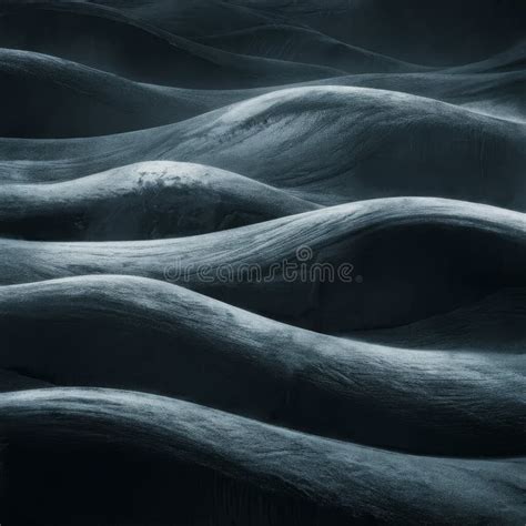Abstract Dark Undulating Landscape With Subtle Textures Stock Illustration Illustration Of