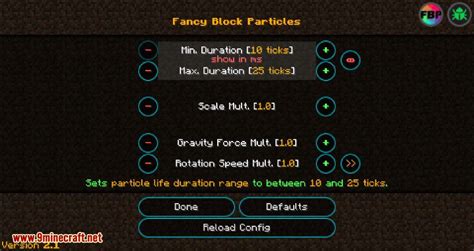 Fancy Block Particles Mod 11221112 3d Break Particles
