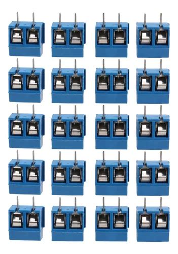 Conector De Bloque De Terminales De Tornillo De 2 Pines Pan Mercadolibre