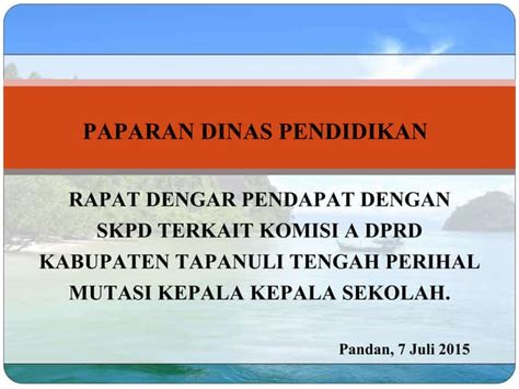 Paparan Dinas Pendidikan Pptx