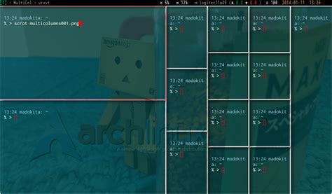 りぬーめも Arch Linux On S101 Xmonadとhaskell（その16：レイアウトのスクリーンショット）