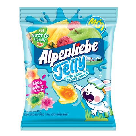 Kẹo Dẻo Alpenliebe Jelly Trái Cây Hỗn Hợp Gói 90g Đặt Hàng Coop Online
