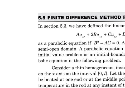 Finite Difference Method For Heat Conduction Equation Numerical Method Easy And Unique Notes