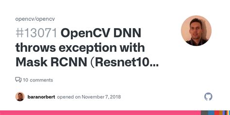 Opencv Dnn Throws Exception With Mask Rcnn Resnet101 Model · Issue
