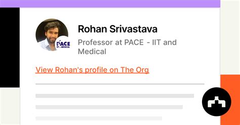 rohan srivastava professor at pace iit and medical the org