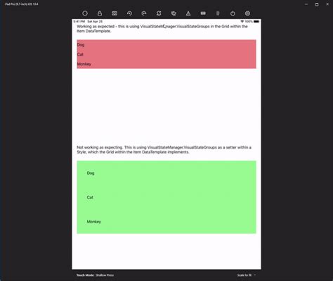Bug Collectionview Visualstatemanager Does Not Update