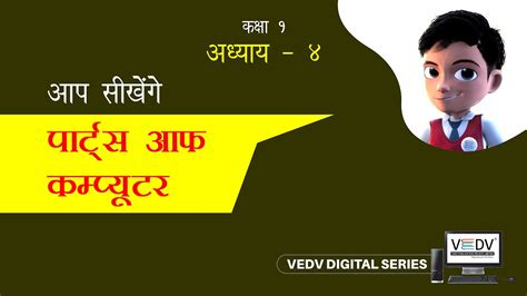 Parts Of Computer Class 1 Chapter 4 Hindi Youtube