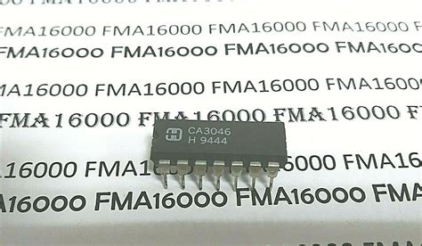 1 Pcs Ca3046 Dip14 High Current Npn Transistor Original Harris Ebay