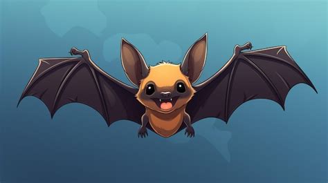 A Bat With A Long Tail Premium Ai Generated Vector