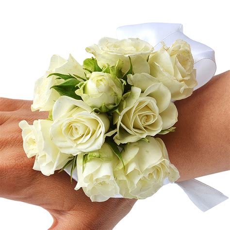 Bratara Nunta Din Miniroze Albe Ifloriro