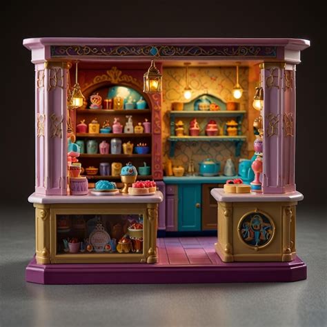 Product Photography Polly Pocket Toy Box Contain An Interior Premium