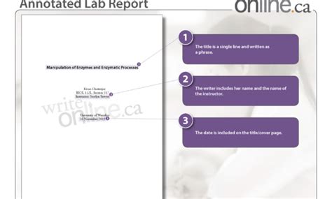 Write Online Lab Report Writing Guide Parts Of A Lab Report Within Lab Report Template Middle