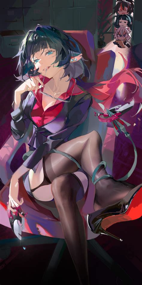 Jane Doe Zhu Yuan Qingyi And Seth Lowell Zenless Zone Zero Drawn By Kingsle Danbooru