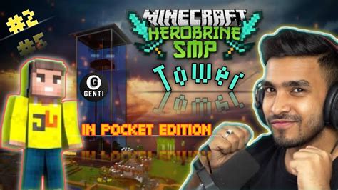 I Made Techno Gamerz Herobrine Smp Tower Survival Series 2 Youtube
