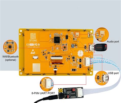 101 Inch Control Monitor Touch Panel Rs232 Controller For Beauty Car