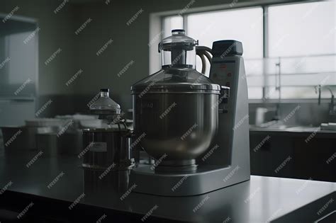 Premium Ai Image Modern High Tech Laboratory Full Of Advanced Technological Wonders Neural