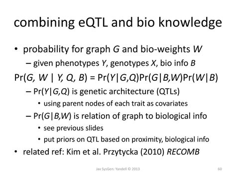 Causal Network Models For Correlated Quantitative Traits Ppt Download