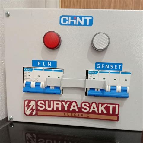 Jual Panel Interlock 3 Phase Chint 4p Switch Handel Ohm Saklar Pln