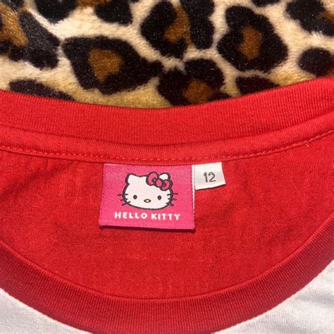 Sanrio Hello Kitty Tee Size 12 Fits Like Depop