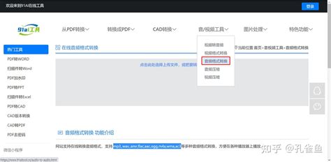 怎么在线转换音频格式？wav转mp3格式转换 知乎