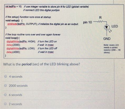 Solved Use Integer Variable To Store Pin For Led Global