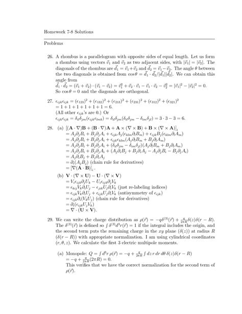 Homework 7 8 Solutions Methods Of Theoretical Physics Phy 810 Docsity