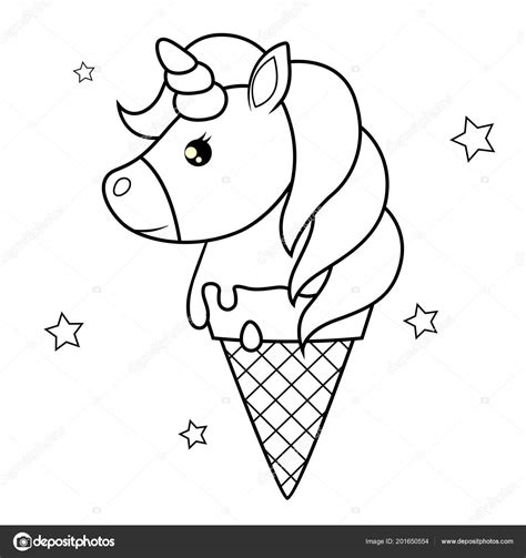 Cómo Dibujar Un Helado Kawaii Dibujos De Colorear