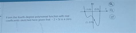solved form the fourth degree polynomial function with real